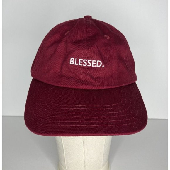 Blessed | Accessories | Blessed Maroon Adjustable Womens Hat | Poshmark